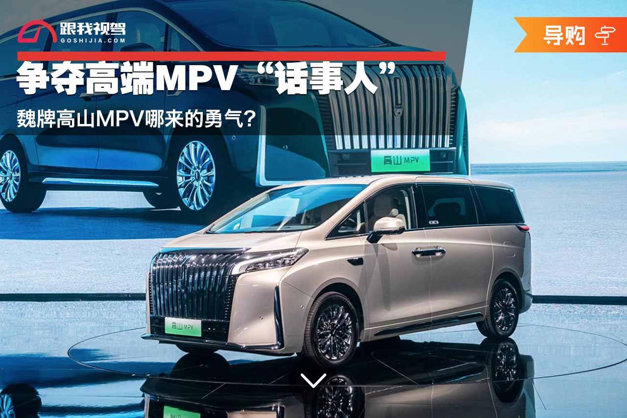 争夺高端MPV“话事人” 魏牌高山MPV哪来的勇气？_搜狐汽车_搜狐网