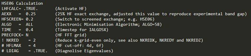 VASP实用教程：杂化泛函(HES06)计算能带_文件_结构_进行