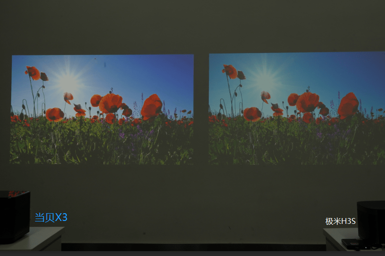 当贝X3完爆极米H3S，3000多字全网全新实拍内容分享还是要看激光投影仪！_画质_语音_亮度
