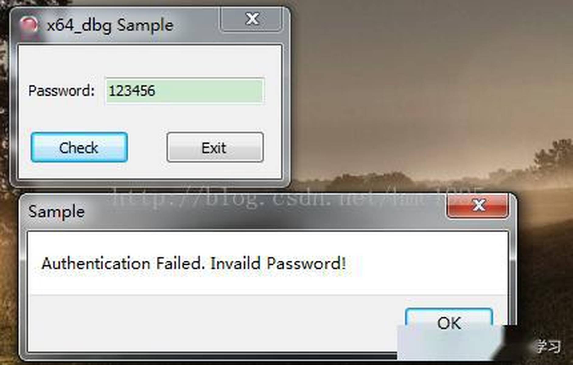 利用x64_dbg破解一个最简单的64位小程序