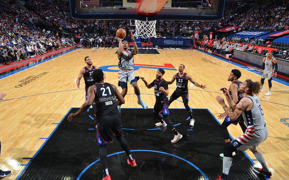 恩比德22分，威少10+11，NBA季后赛76人120-95奇才-搜狐大视野-搜狐新闻