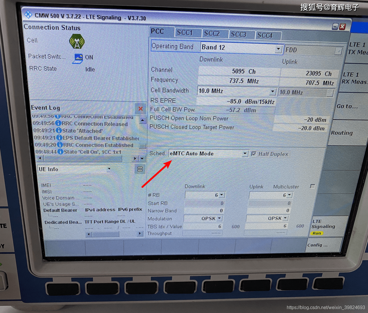 CMW500测试设置步骤及过程问题处理_界面_band_input