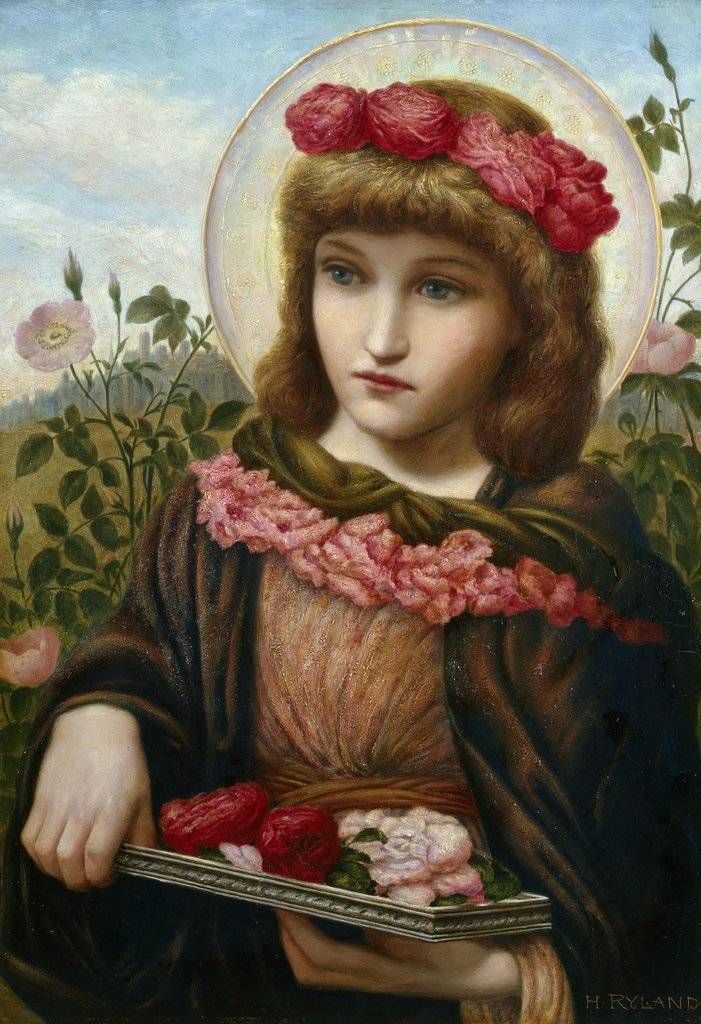 英国艺术家Henry Ryland（1856-1924）水彩画-搜狐大视野-搜狐新闻