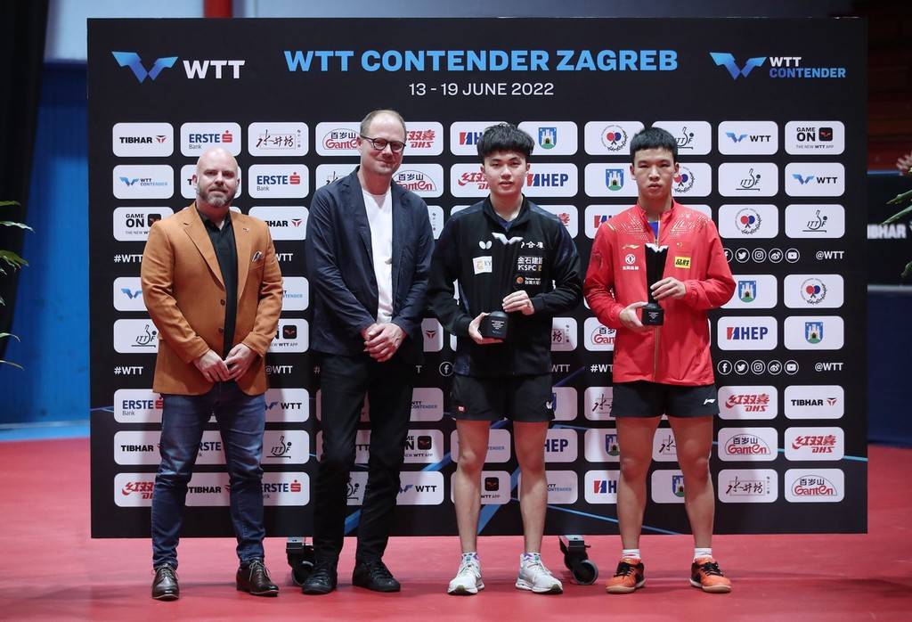 WTT常规挑战赛萨格勒布站男单决赛：林昀儒夺冠-搜狐大视野-搜狐新闻