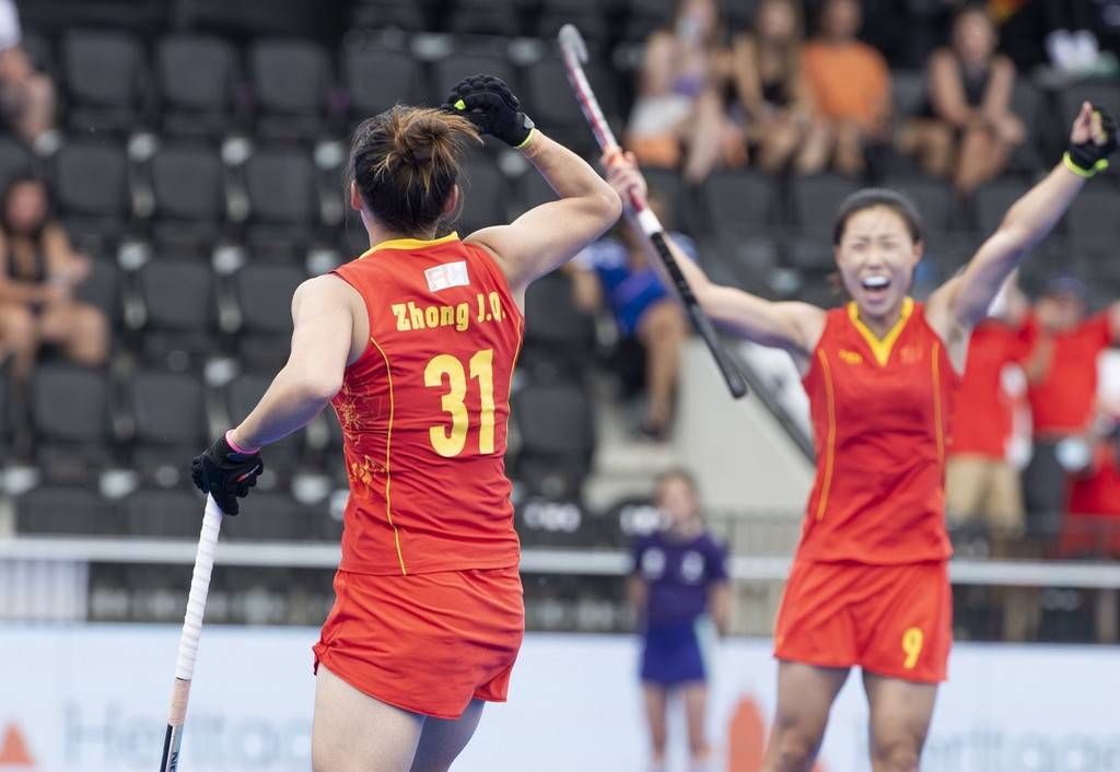 2022女子曲棍球世界杯排位赛：中国3 1爱尔兰 搜狐大视野 搜狐新闻
