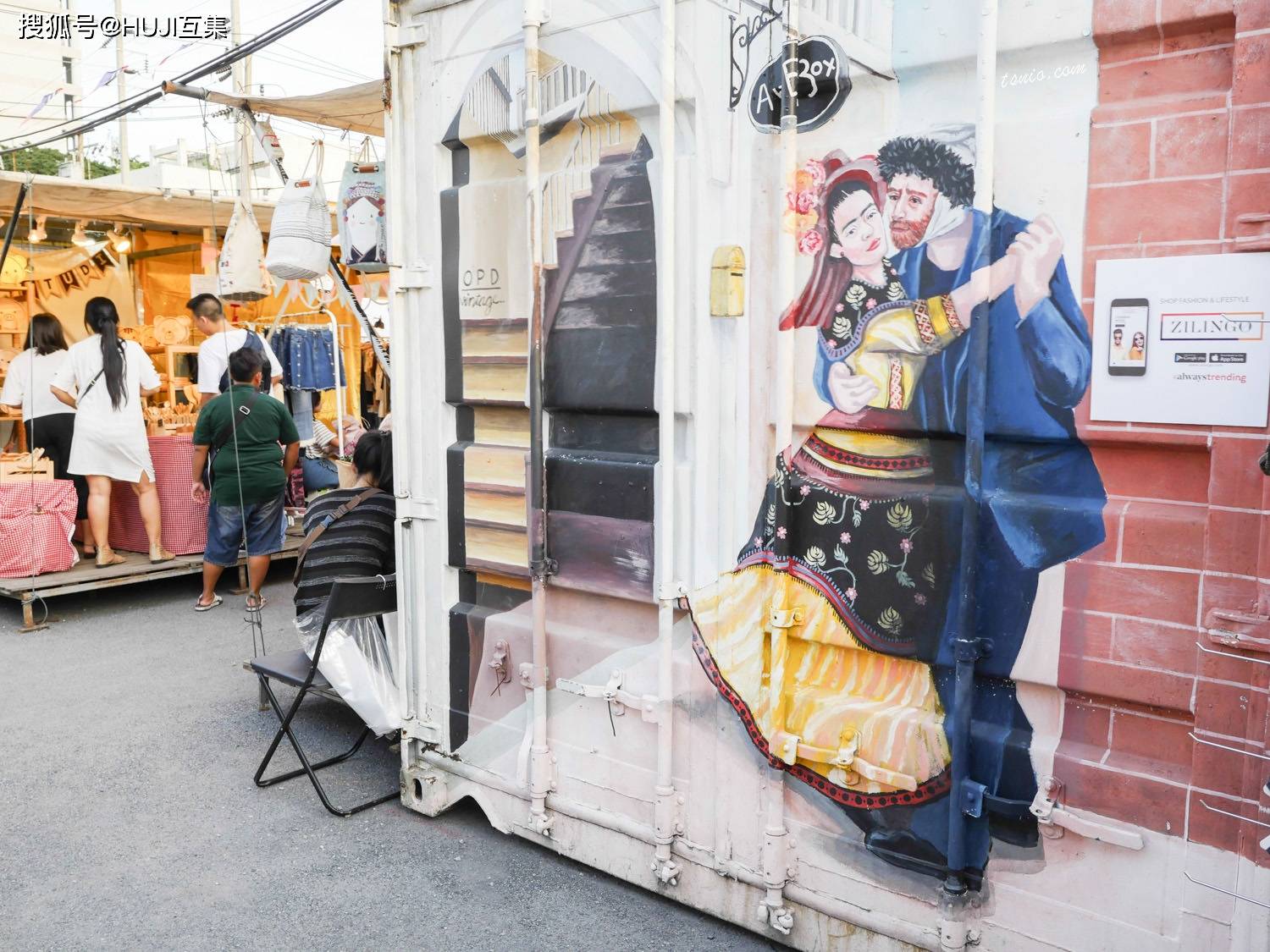 泰国曼谷夜市 ARTBOX Bangkok 创意集装箱流动市集-搜狐大视野-搜狐新闻