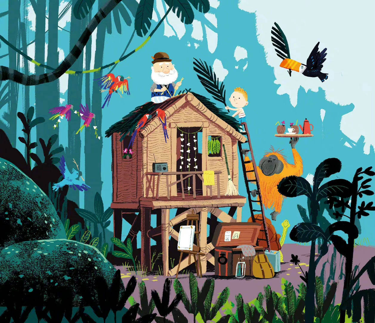 绘本画家 Benji Davies 绘画作品-搜狐大视野-搜狐新闻