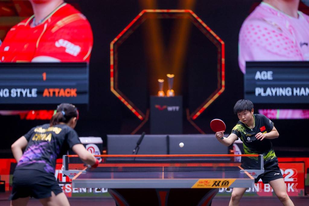 2022年WTT世界杯决赛女单决赛：孙颖莎 4-3 陈梦-搜狐大视野-搜狐新闻