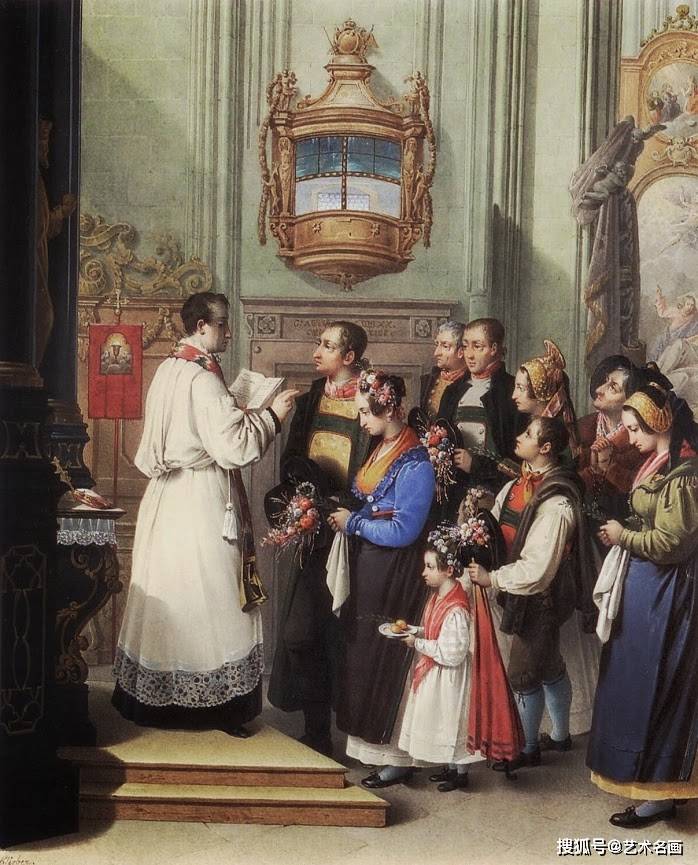 奥地利画家爱德华·克莱伯人物油画作品 -6parkbbs.com