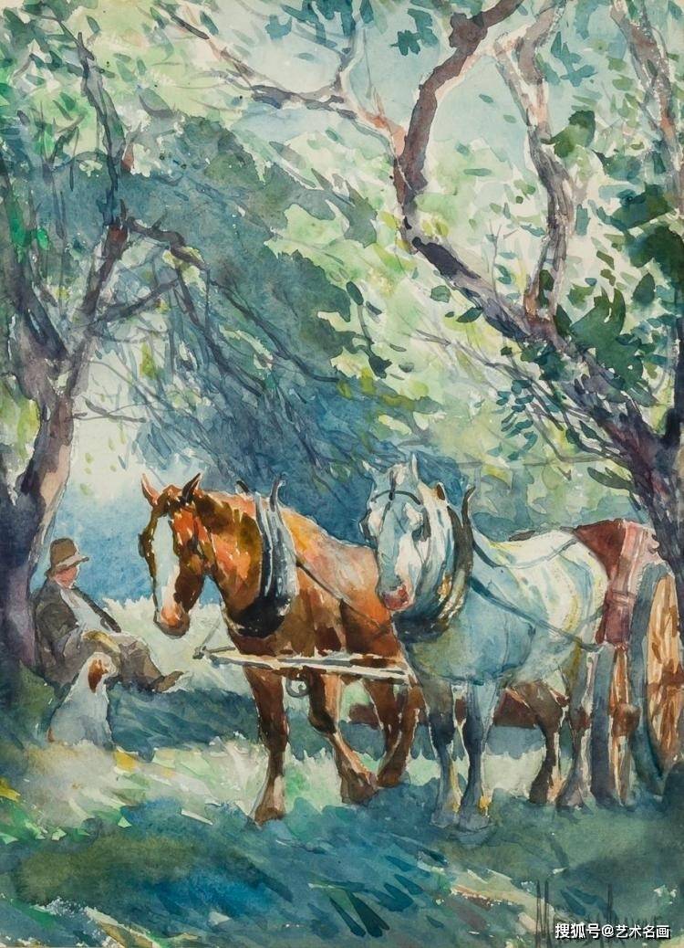 美国印象派画家Matilda Browne油画作品-搜狐大视野-搜狐新闻