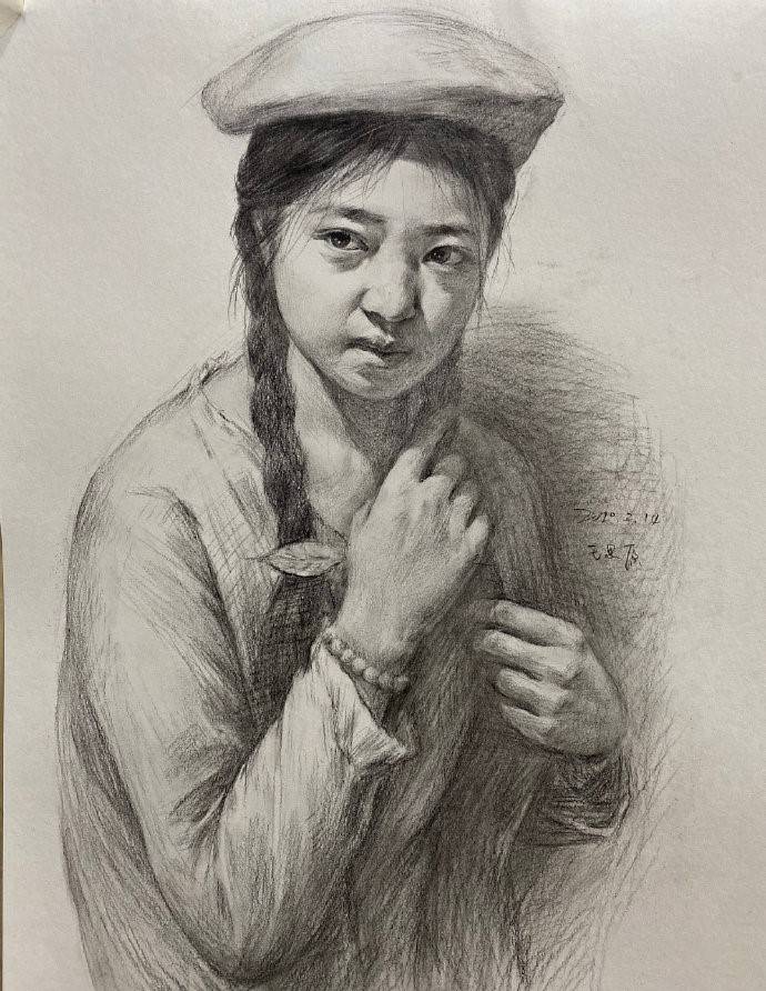 素描头像、半身像、男女青老年写生-搜狐大视野-搜狐新闻