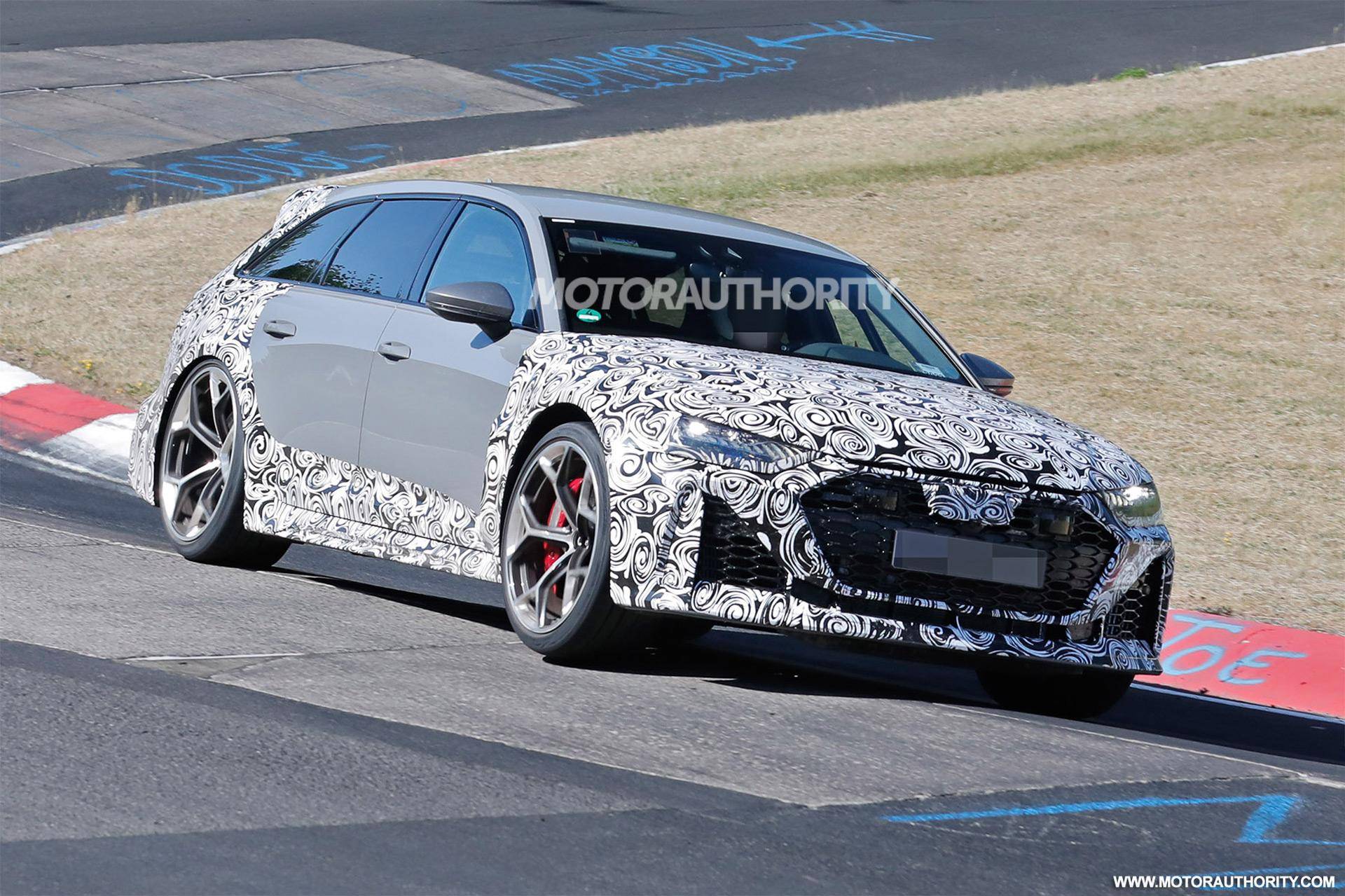 或为最强“瓦罐” 奥迪RS 6 Avant GT谍照曝光_搜狐汽车_搜狐网