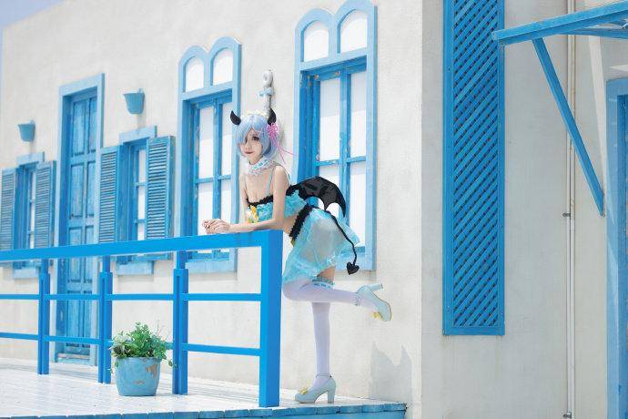cos：从零开始蕾姆小恶魔水着Cosplay正片9P-搜狐大视野-搜狐新闻