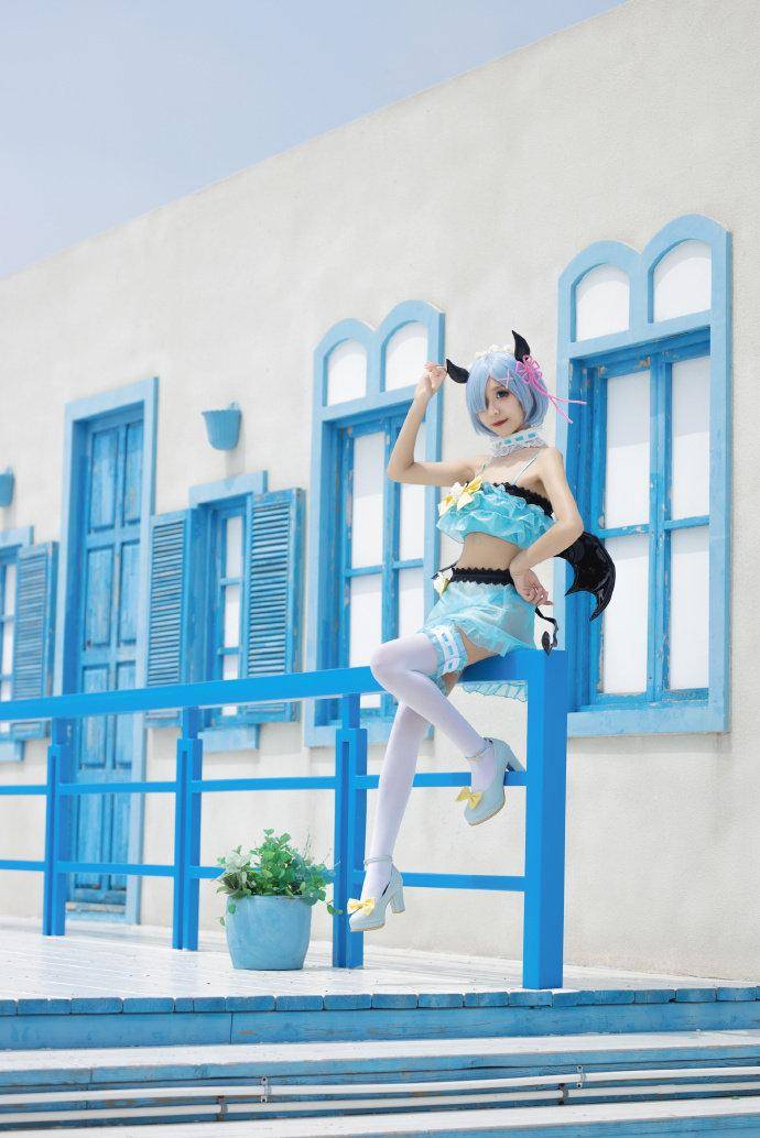 cos：从零开始蕾姆小恶魔水着Cosplay正片9P-搜狐大视野-搜狐新闻