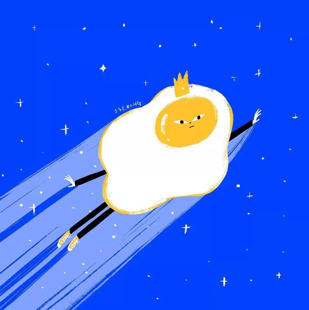 韩国插画师Ssebong Kim：可爱就完事了！_作品