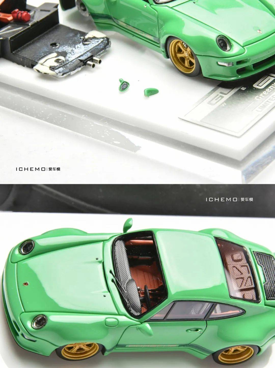 最速风冷保时捷模型对比开箱！新品牌 Aircooled 对阵 1:64 天花板 SCM MY64！_搜狐汽车_搜狐网