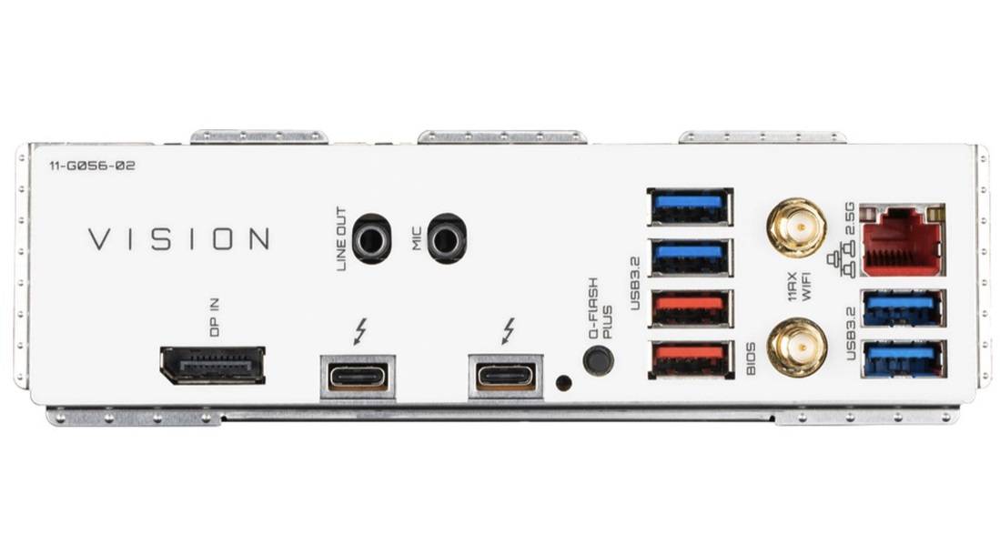 技嘉推出 Z590I VISION ITX 主板：双雷电4接口_支持