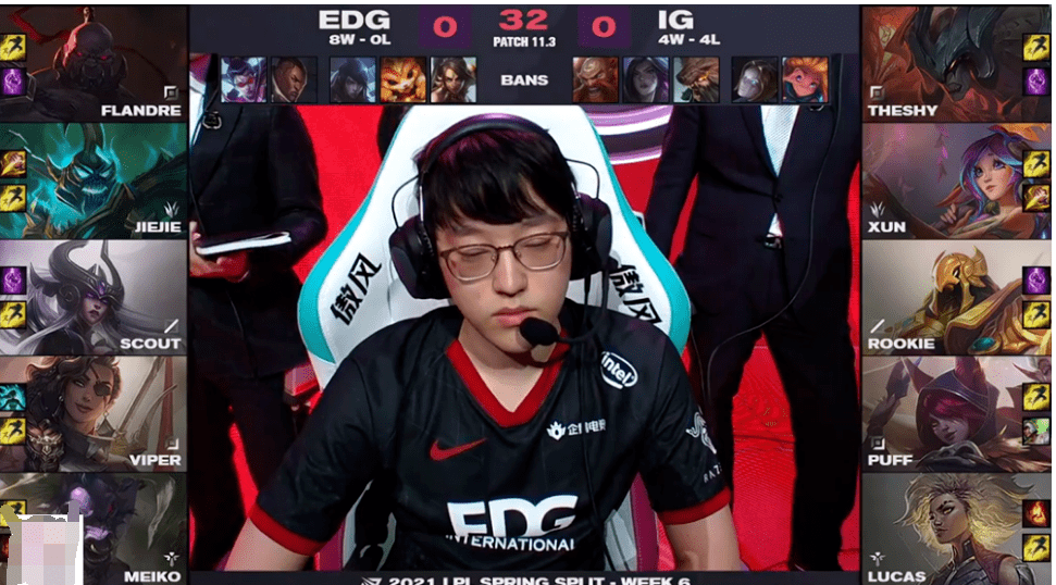 Puff回归Theshy剑魔天神下凡！IG击败EDG_Rookie