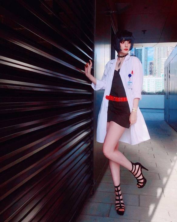 五官深邃仿佛艺术品！帅气的美女Coser KNITE美照赏_葛德