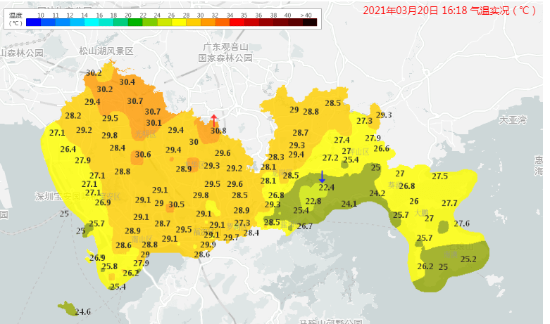 热热热!深圳要入夏了?冷空气 8级大风明天到货! 仙湖植物园