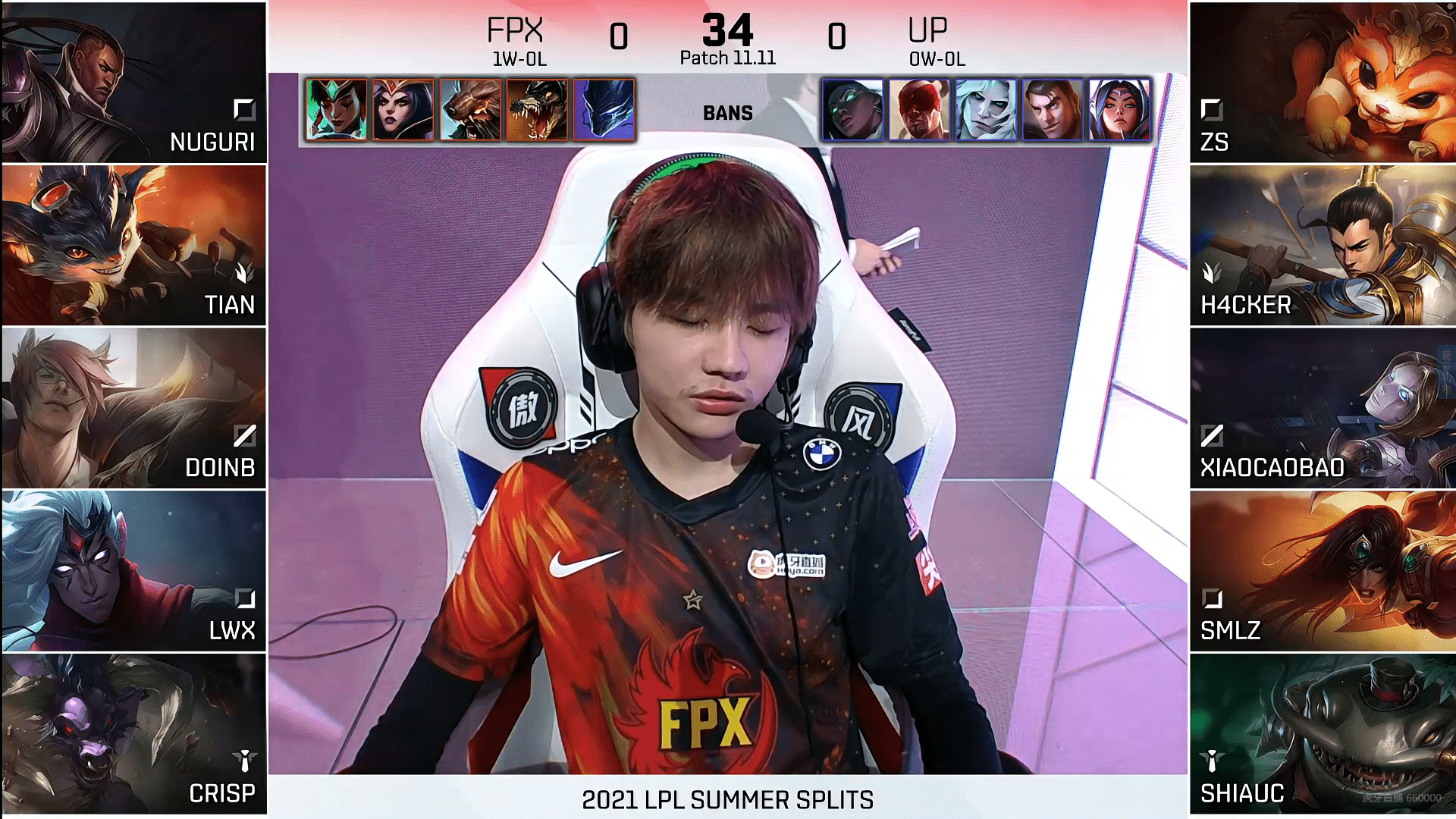 Smlz力压FPX冠军下路！Nuguri力挽狂澜带队翻盘_比赛