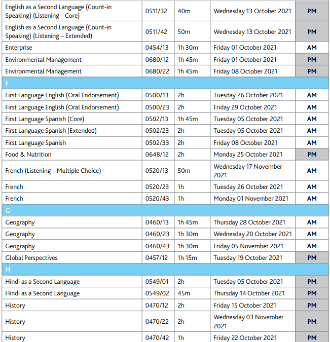 三大国际考试局秋季A-level/IG考试时间汇总！附考试评分细则_成绩
