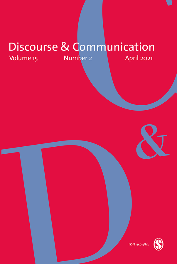 【出版】Discourse & Communication：2021年第2期_信箱