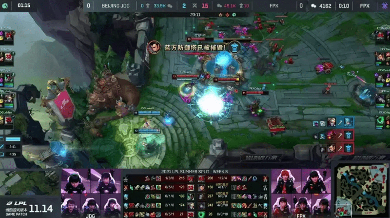 FPX2比0完胜JDG，队员表现引发热议，网友：LWX太猛了建议尿检_比赛