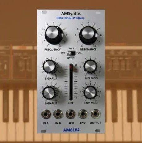 AMSynths 推出 AM8104 — 将 Jupiter-4 滤波器变成模块_广告