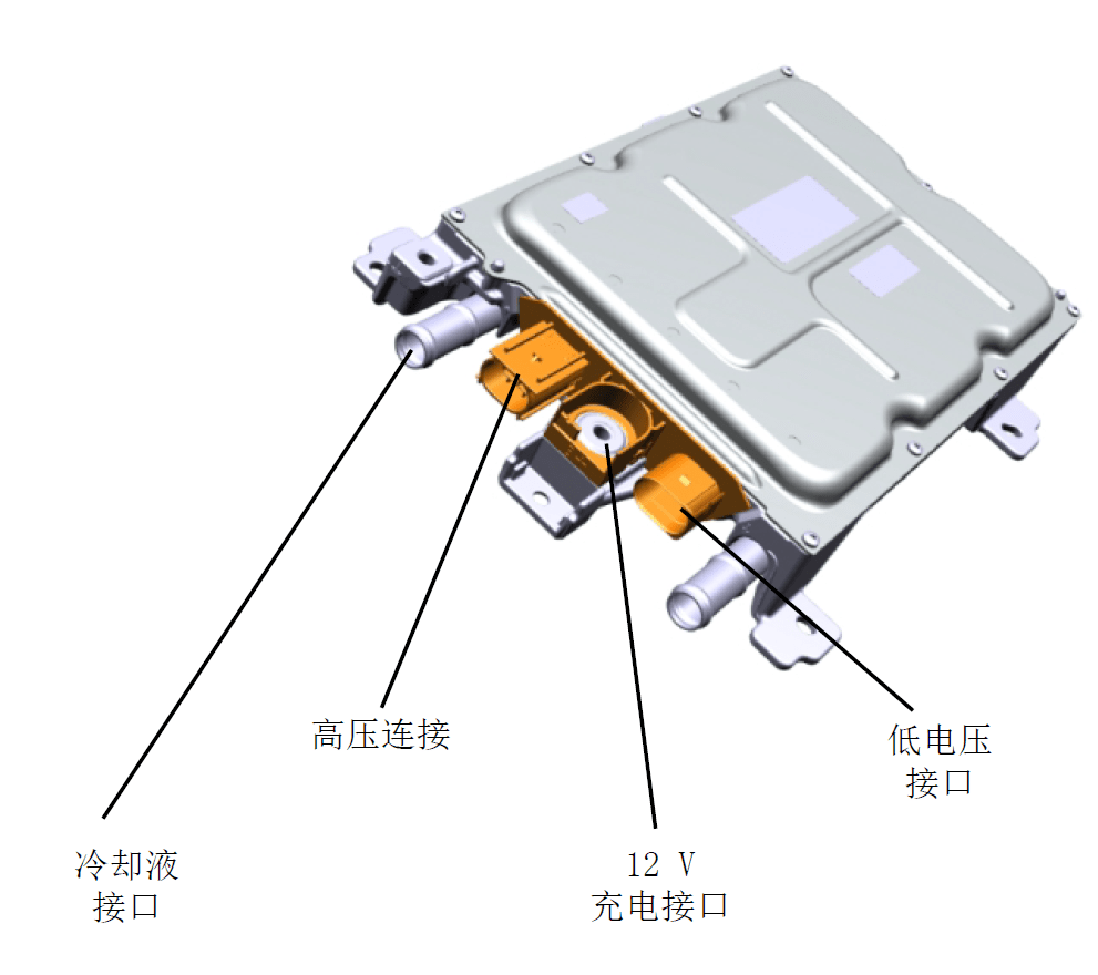 图解大众ID.4X 高压电组件_电机