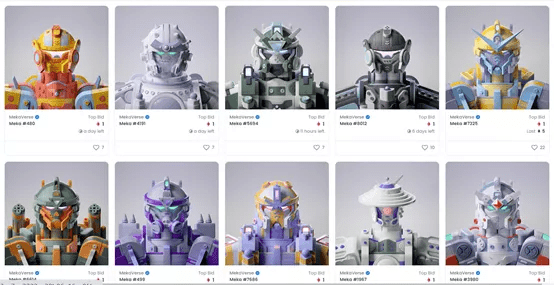 浅析高达MekaVerse如何改写NFT颜值_用户