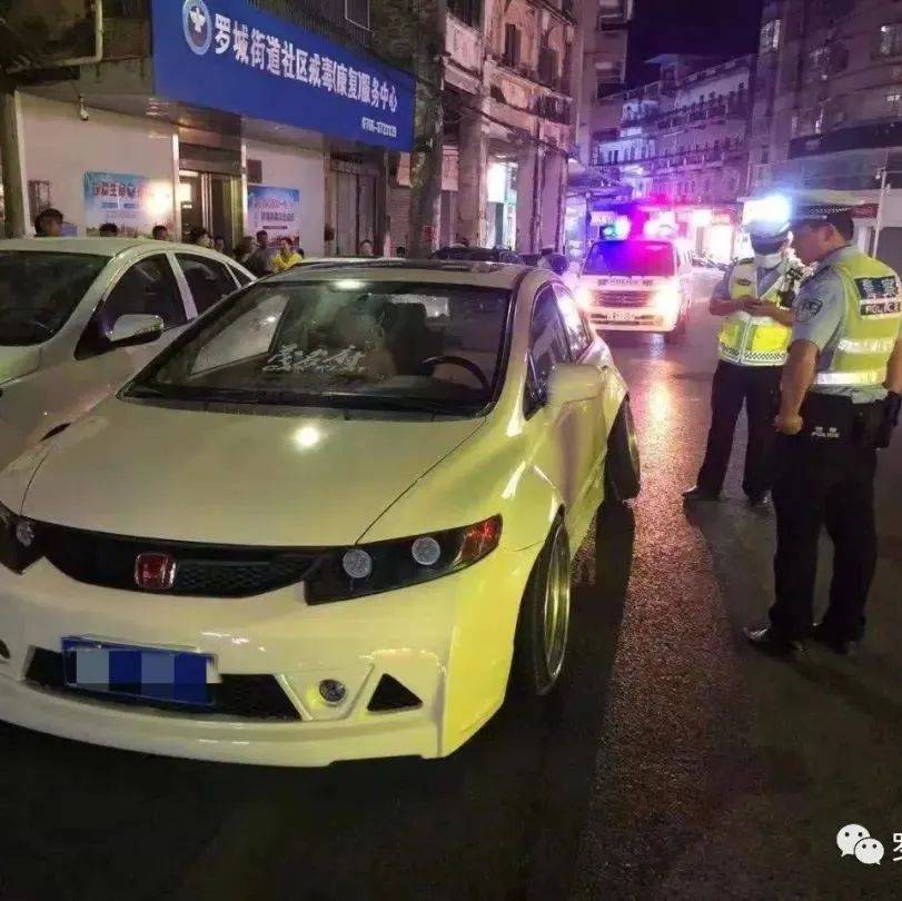 云浮 鬼火少年炸街”结果！查扣鬼火摩托152辆，非法改装摩托126辆路段