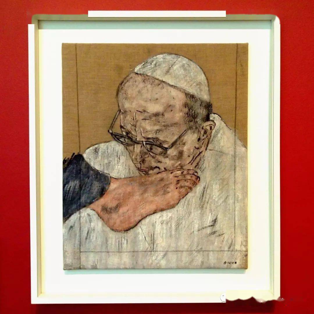 绘画欣赏——Leon·Golub_芝加哥_伊利诺斯州_利昂·戈卢布
