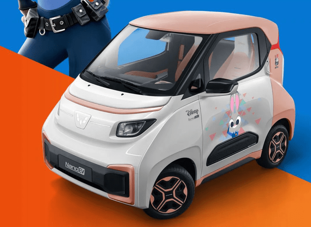 联名迪士尼！五菱首款两座纯电动汽车即将上线：305公里续航_搜狐汽车_搜狐网