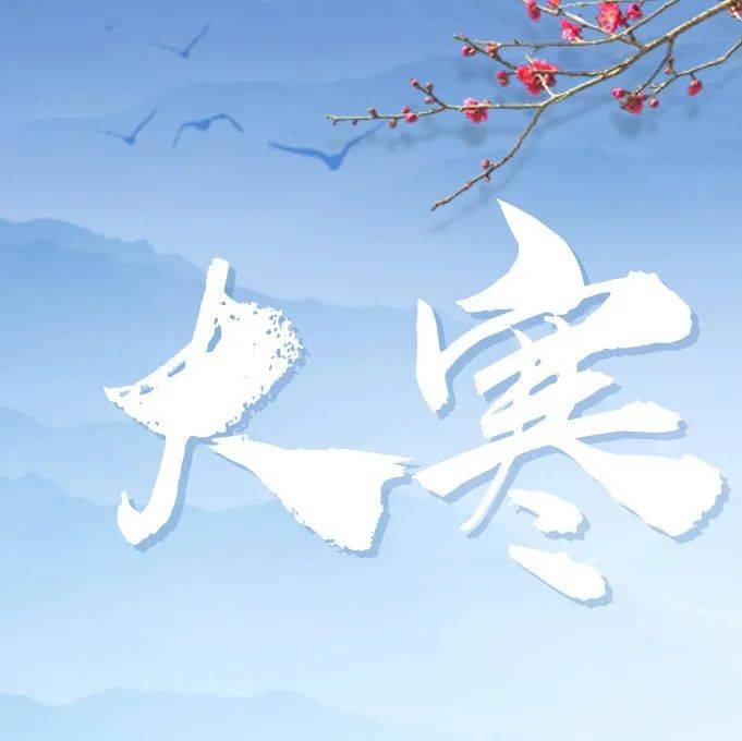 今日大寒 冬色尽,待春归今日大寒审查迎春