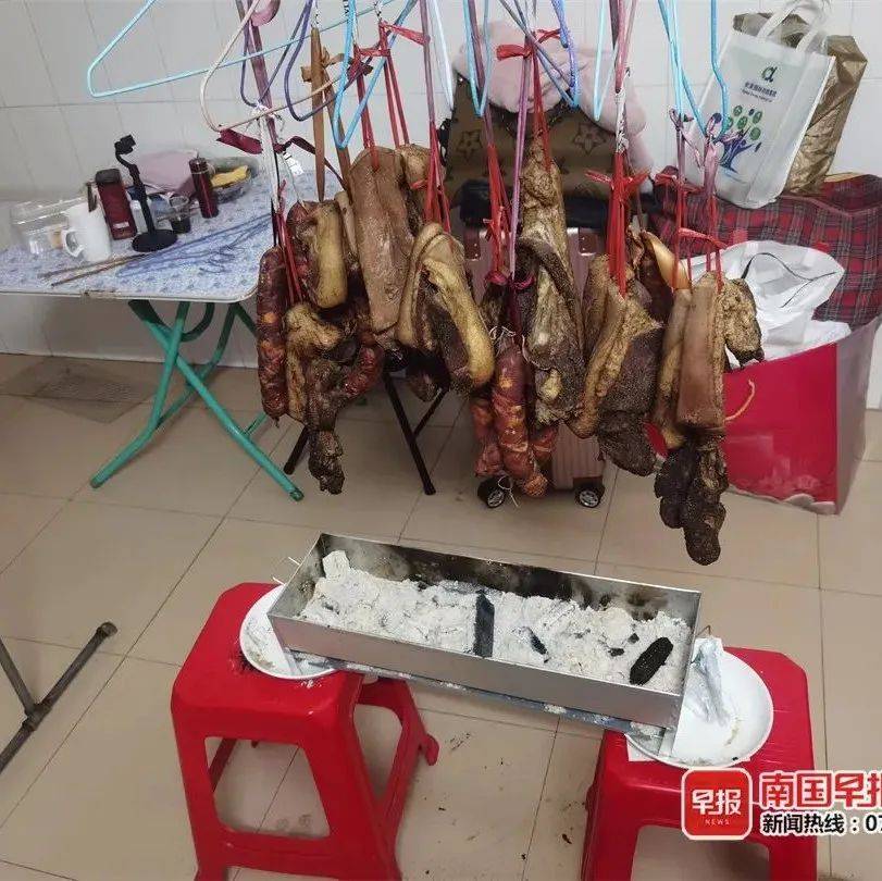 广西女子家中熏腊肉，结果。。。_女士_救援_人员