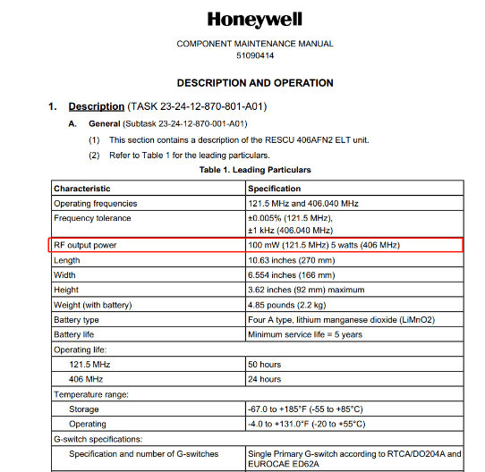 737CL固定式ELT测试_设备_发射_插头