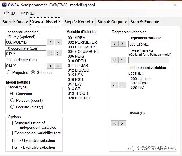 GWR4+R+Stata+Matlab：空间计量之地理加权归回模型（GWR）操作应用_函数_gwr_加权