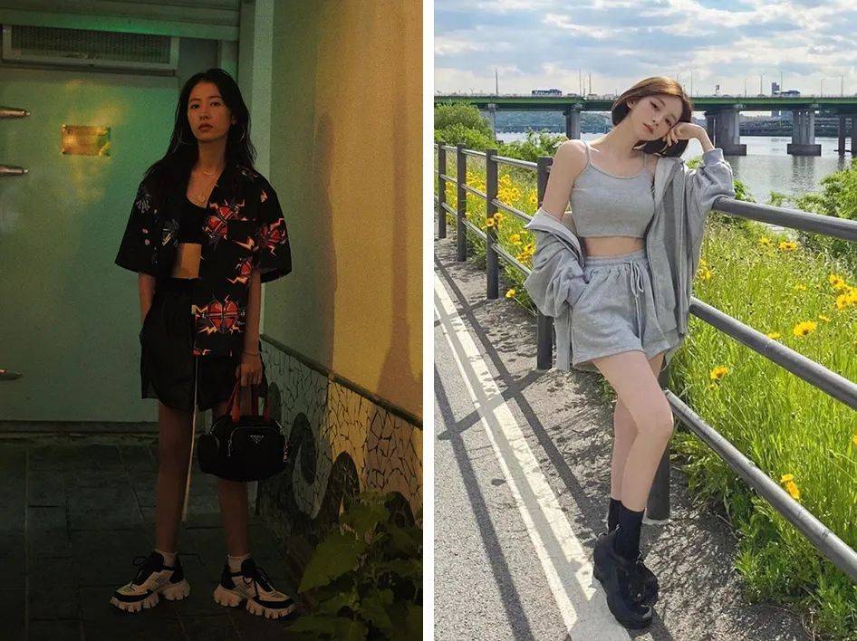 bra+运动裤=夏季“王炸组合”！又飒又欲，简直A爆了！_束脚_健身房_望而远