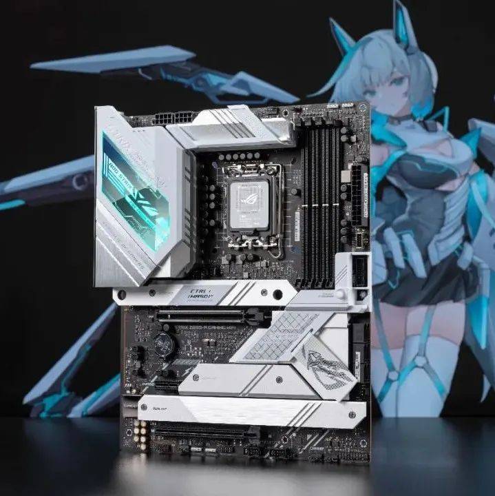 【新品】二次元潮品装甲颜值拉满！ROG STRIX Z690-A吹雪主板解析_玩家_供电_支持