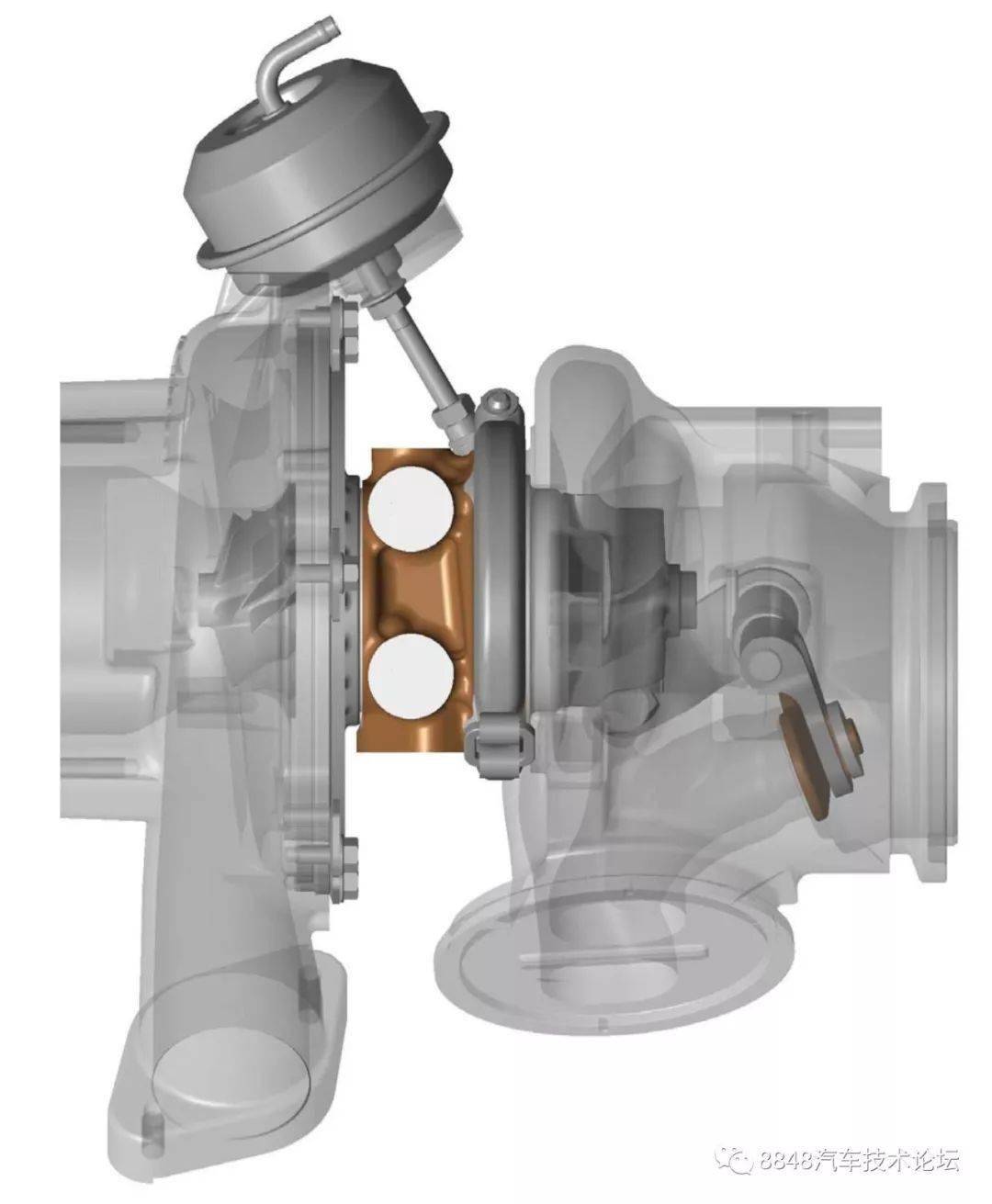 图解法拉利GDI f154CB发动机钛合金涡轮增压器_搜狐汽车_搜狐网