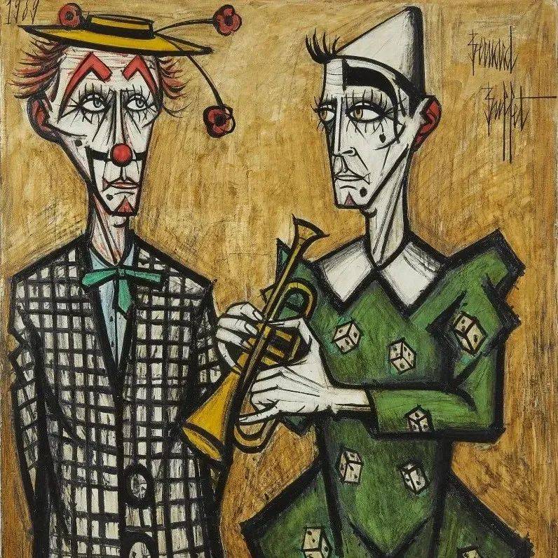 绘画欣赏——Bernard·Buffet_法国_微信_油画