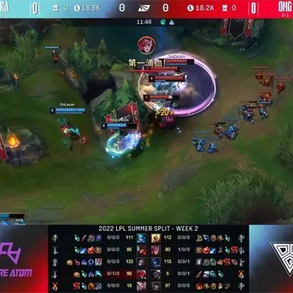 LPL：Cube奇兵狗头800层Q“死神降临”，RA 2-1击败OMG_丽桑卓_猴子_天使
