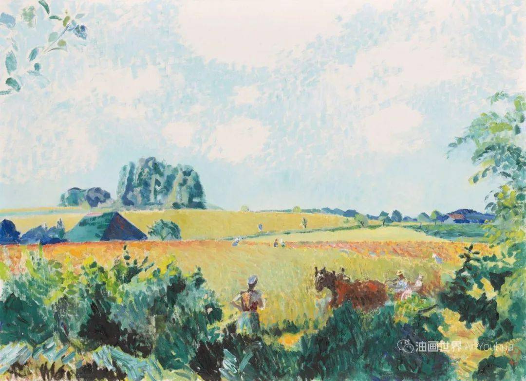 色彩大师库诺·阿米埃特_Amiet_瑞士_作品