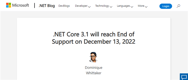 .NET Core 3.1正式结束使命：微软官宣于年底终止支持_Visual_Studio_文章