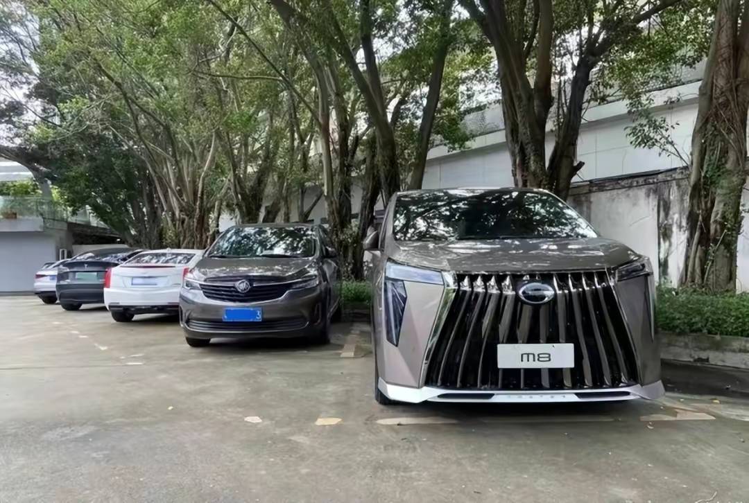 实拍新款传祺M8，2.0T+电动侧滑门，首次与雷克萨斯LM同框，霸气_搜狐汽车_搜狐网