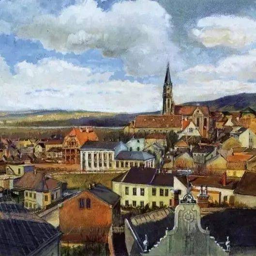 席勒 | 风景_Winding_Egon_House