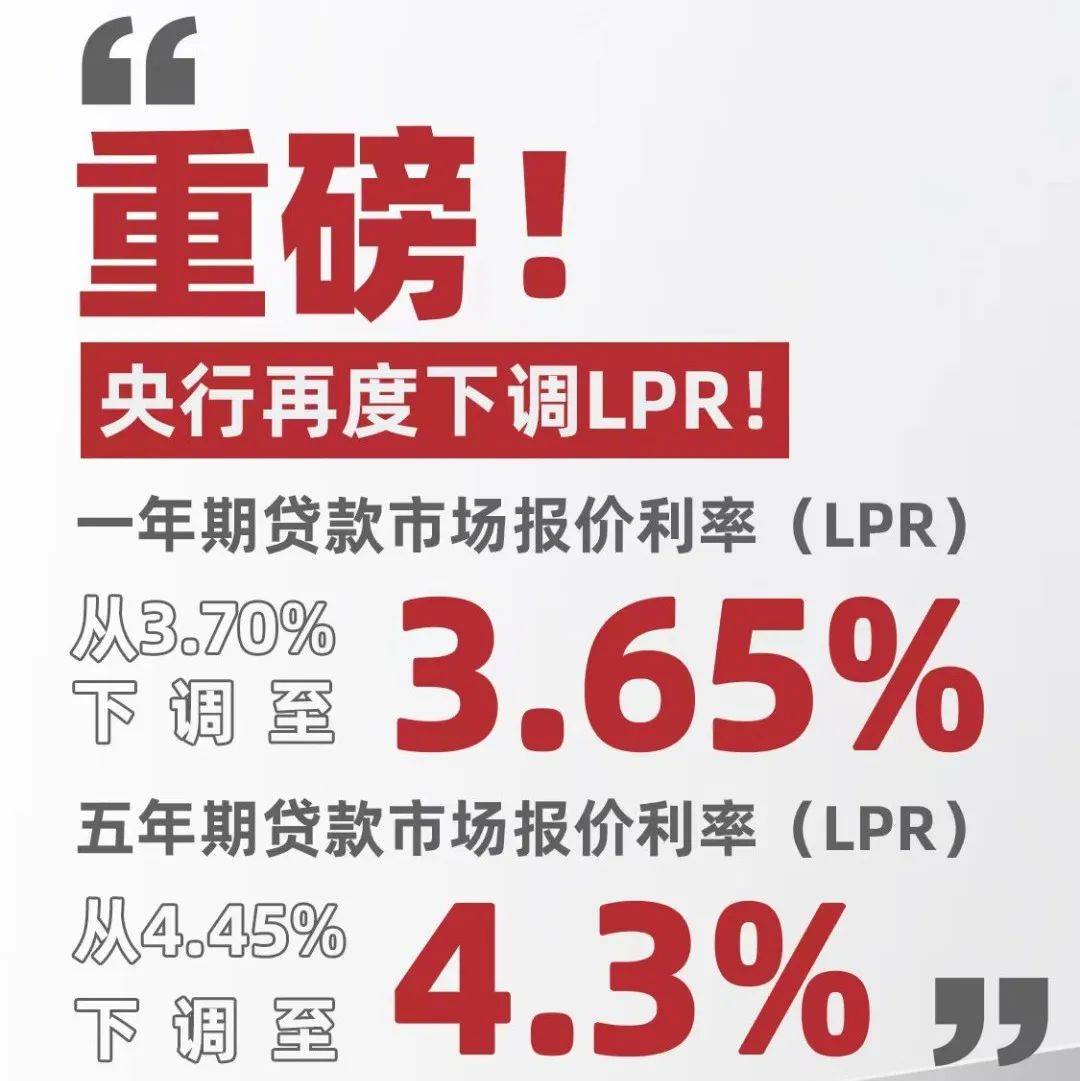 刚刚!央行LPR大降,房贷利率或至4.1%_常州_贷款_公积金