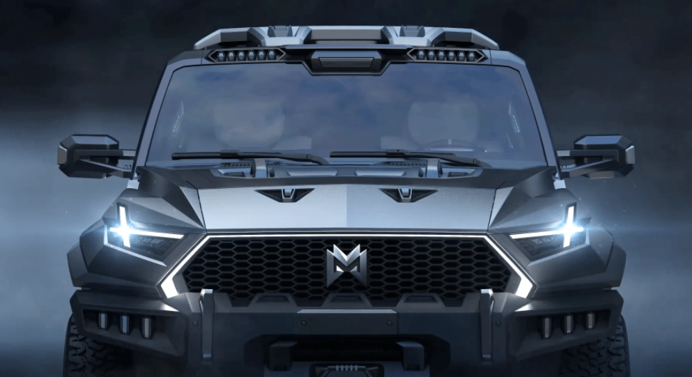 东风猛士发布新LOGO！电动越野车设计很硬气！_搜狐汽车_搜狐网