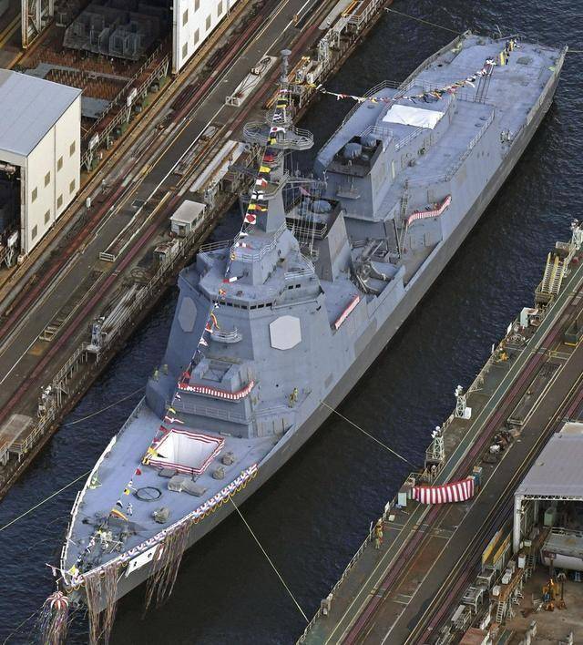 赶超中国，日本要造亚洲第一舰？比055万吨大驱还大将近10000吨_陆基_反导系统_宙斯盾舰